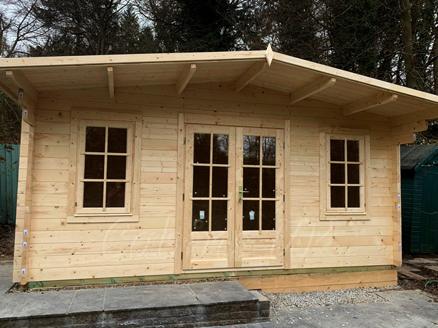 Baron Plus - 5m x 3m Log Cabin - Cabins UK