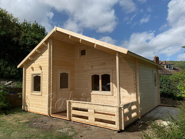 Manor - 5.9m x 5.7m Log Cabin - Cabins UK