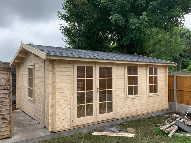 Regis 3 - 5.3m x 4.1m Log Cabin - Cabins UK