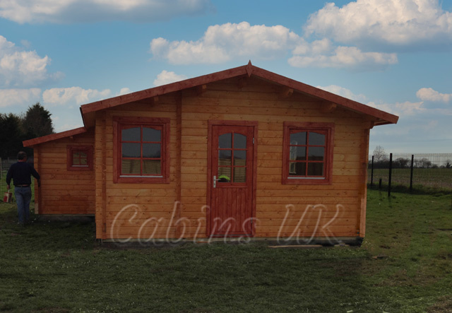 Teta - 6.6m x 7.6m Log Cabin - Cabins UK